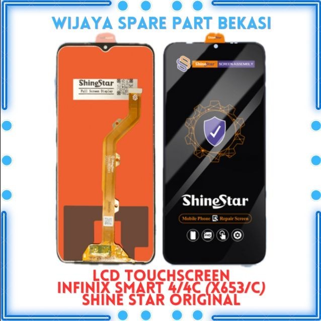 Jual LCD TOUCHSCREEN INFINIX SMART 4/4C SHINE STAR (X653/C) BLACK ...