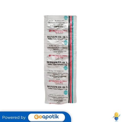 Jual Donepezil Hcl Nulab 5 Mg Strip 10 Tablet | Shopee Indonesia