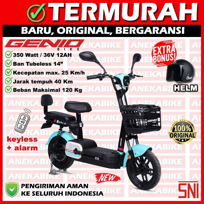 Jual Sepeda Listrik E-Bike Genio Orby by United Bike Garansi Resmi ...