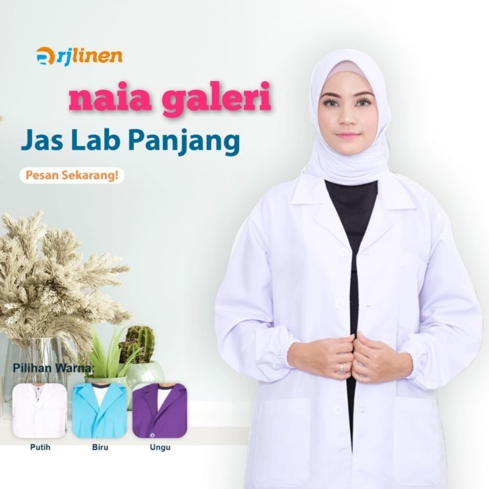 Jual JAS LAB / BAJU LABORATORIUM LENGAN PANJANG - Putih, XL | Shopee ...
