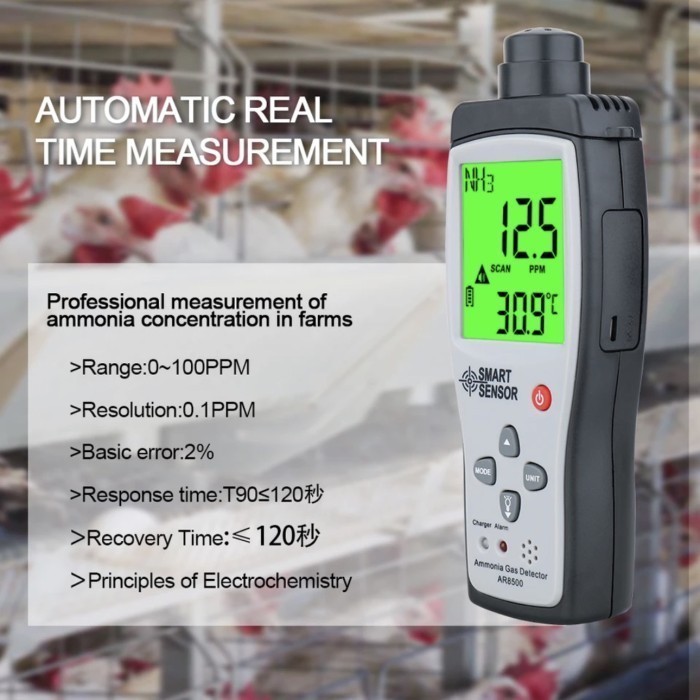 Jual Ammonia Gas Detector Smart Sensor AR8500 NH3 Amonia AR-8500 AR 8500 | Shopee Indonesia