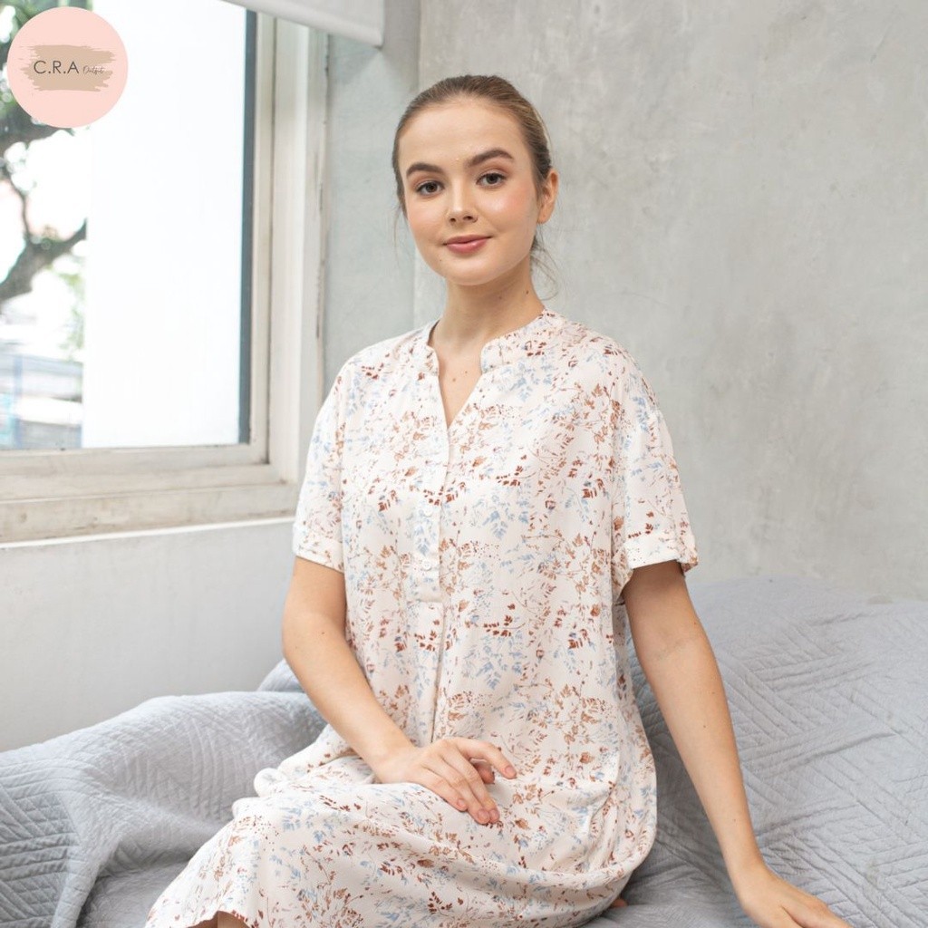 Jual CRA OUTFIT - Dress Daster Rayon Premium Kekinian Busui Friendly ...