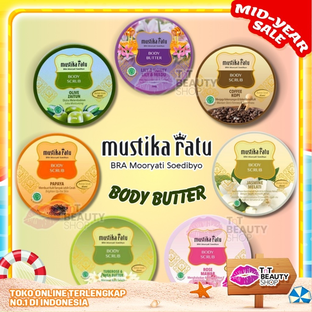 Jual Mustika Ratu Body Butter 200gr | TnT Beauty Shop | Shopee Indonesia