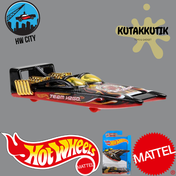 Jual Hot Wheels Kapal Ferry Team H2GO Hitam Tampo Api HW City | Shopee ...
