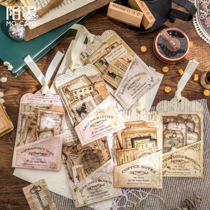 Jual Sticker Retro Journaling Scrapbook Kit VINTAGE FRAME SERIES ...
