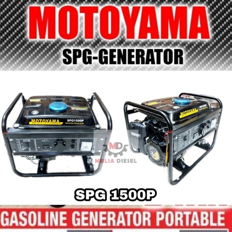 Jual Mesin Genset Generator MOTOYAMA FIRMAN FPG SGP 1500 EC II 4 TAK ...