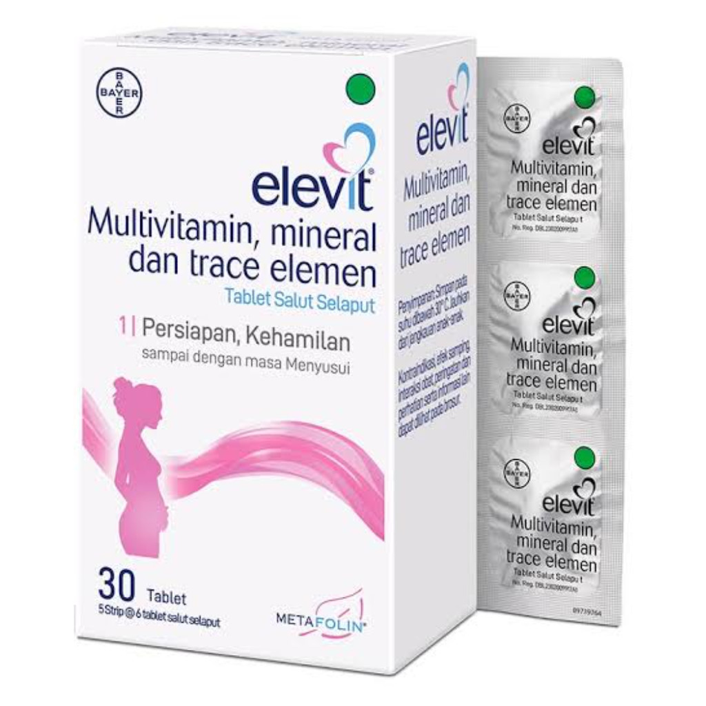 Jual Elevit Multivitamin Mineral 30 Tablet | Shopee Indonesia