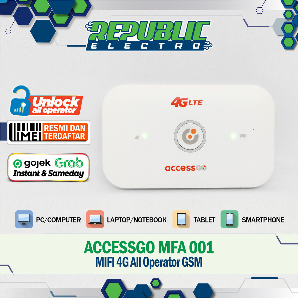 Jual Modem wifi Sim Card AccessGo MiFi MFA-001 4G All Operator GSM ...