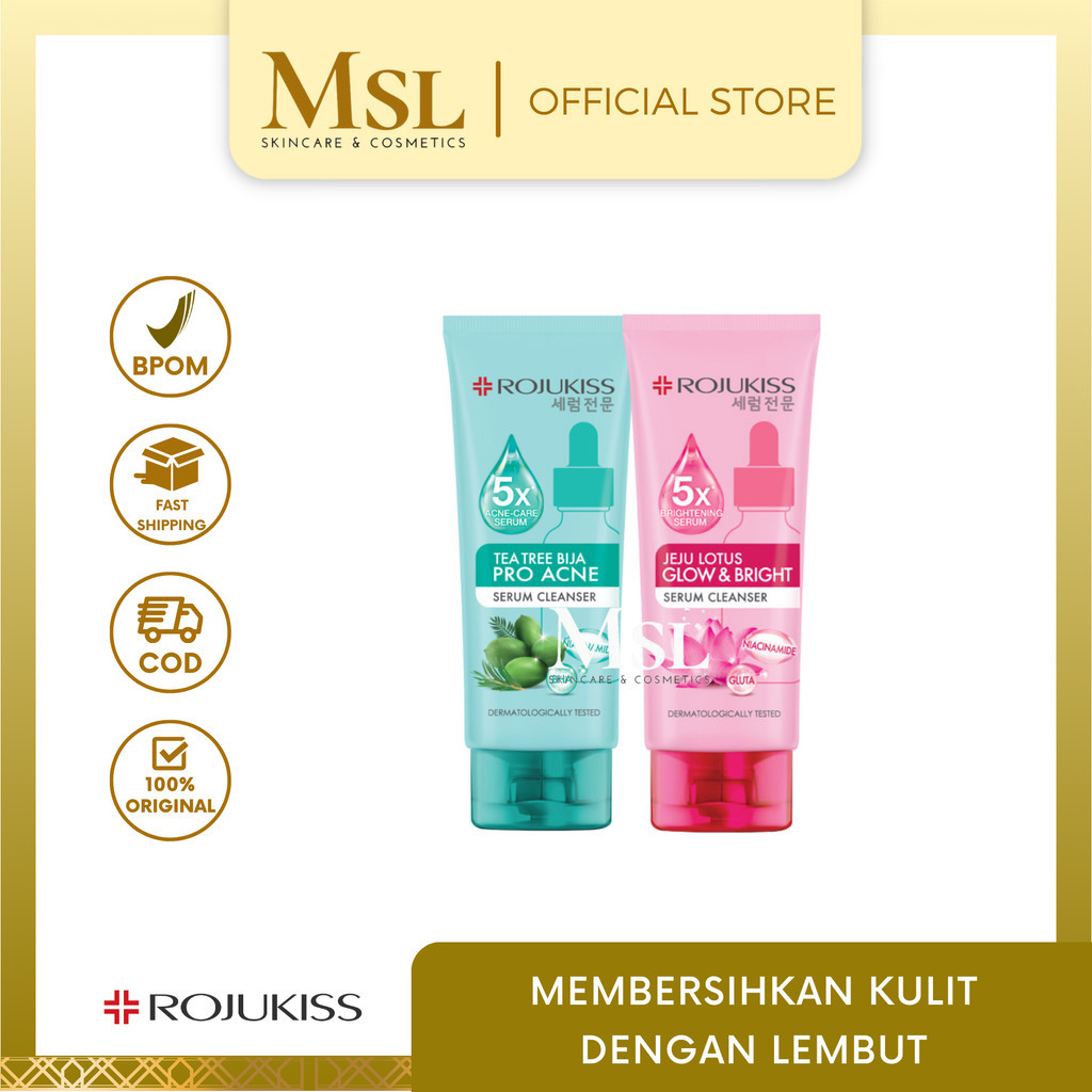 Jual MSL - ROJUKISS Facial Serum Cleanser Jeju Lotus Glow & Bright ...