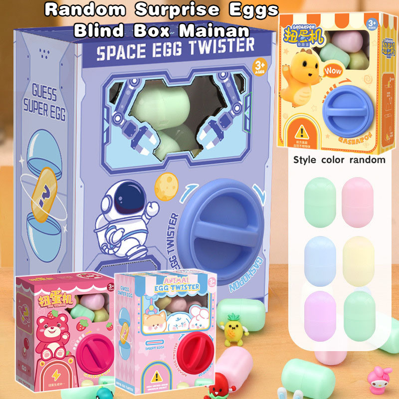 Jual Random Surprise Eggs Blind Box Mainan / Twist Egg Toys / Mainan ...