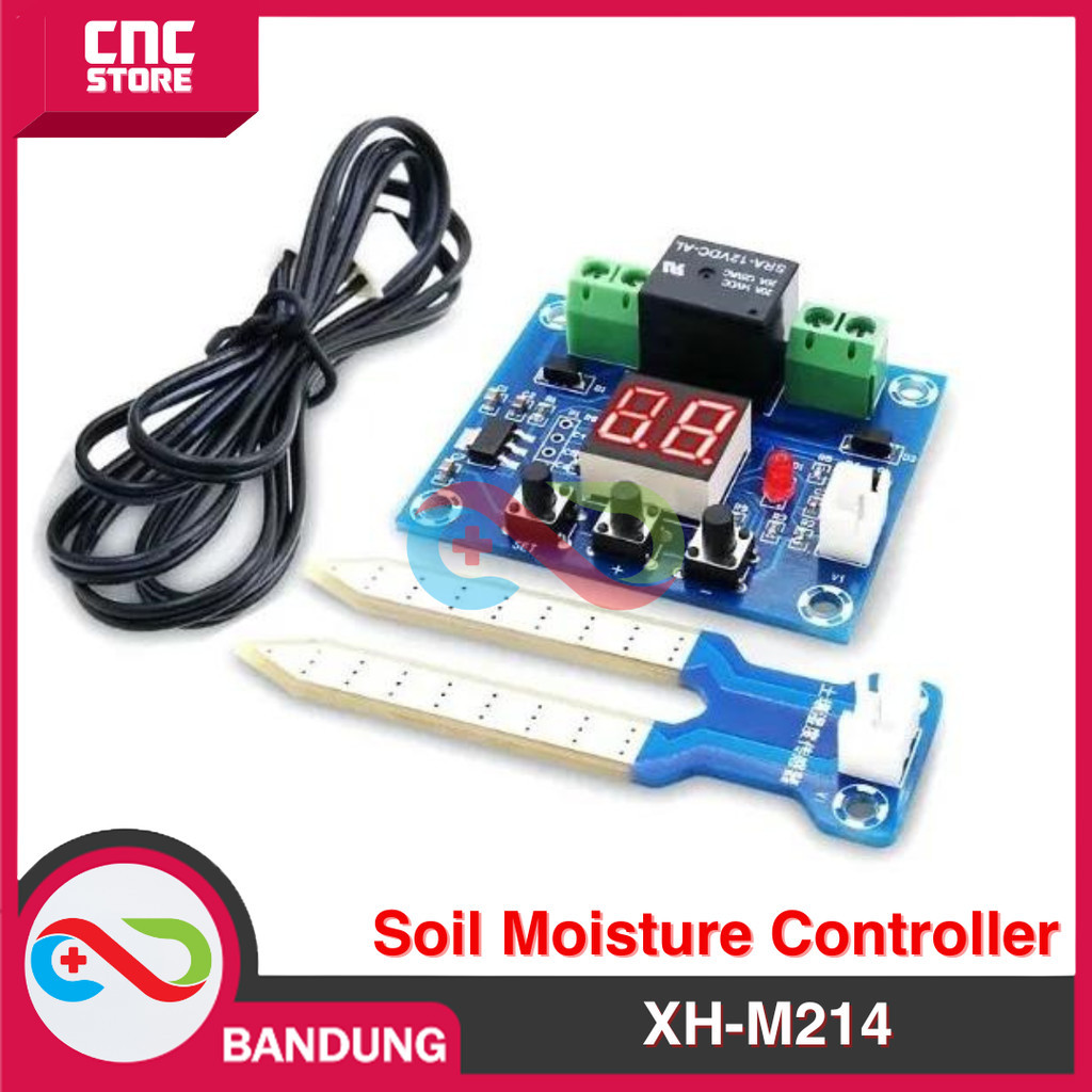 Jual XH-M214 Soil Moisture Controller Module Digital Display Accurate Flower | Shopee Indonesia