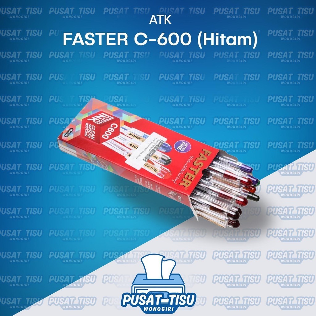 Jual Pulpen Faster C600 Ballpoint / Pena Pen 0.7mm ( Eceran / PCS ...