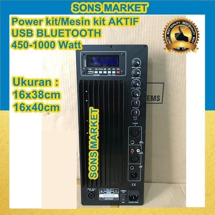 Jual POWER KIT MESIN SPEAKER AKTIF USB BLUETOOTH 450-1000 WATT 16X38 ...