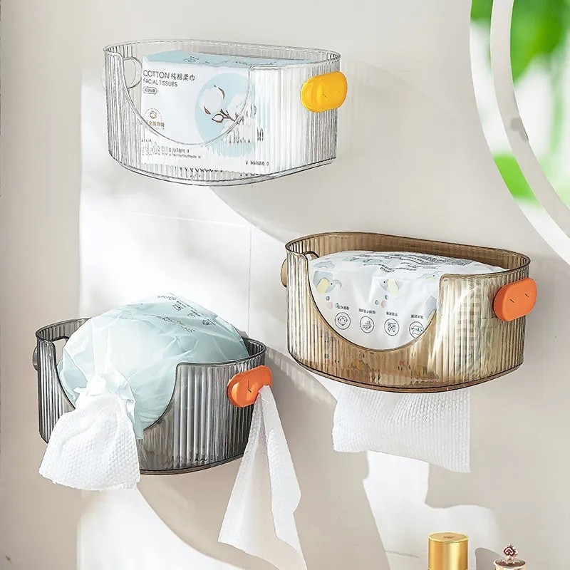 Jual Korea Kotak Tisu Aesthetic Tempat Tissue Toilet Tempel Rak Tisu ...