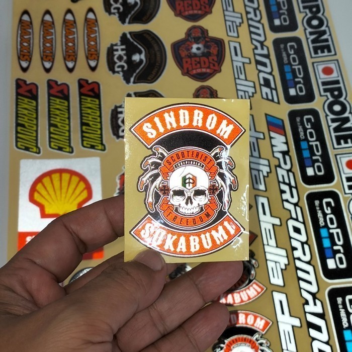 Jual Cetak Stiker Skotlet / Stiker Memantulkan Cahaya Dengan Tinta UV ...