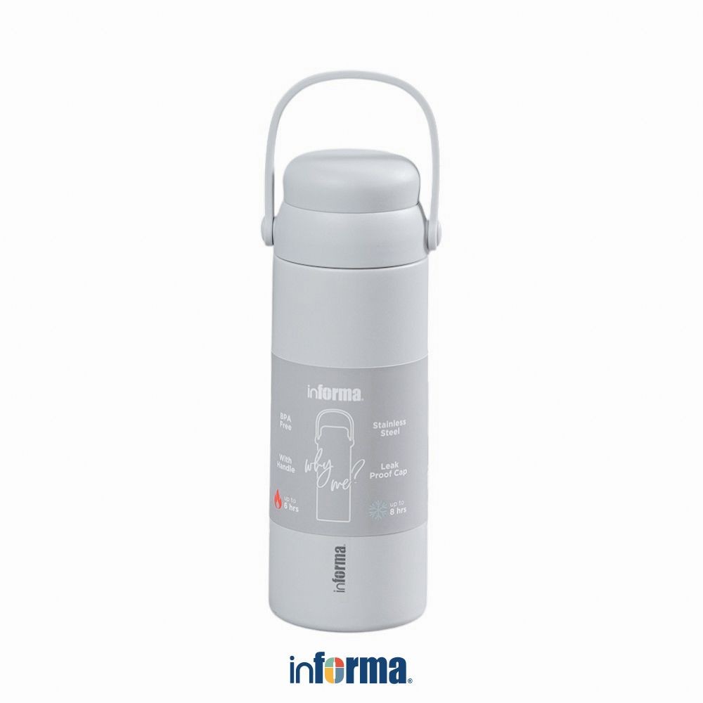 Jual Informa Appetite 500 ml Beverly Botol Minum Vacuum - Abu-Abu Tumbler Termos Minuman Tempat ...