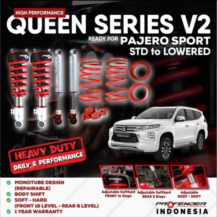 Jual Shock Breaker Profender QUEEN SERIES V3 Innova Reborn 2004 - 2022 ...