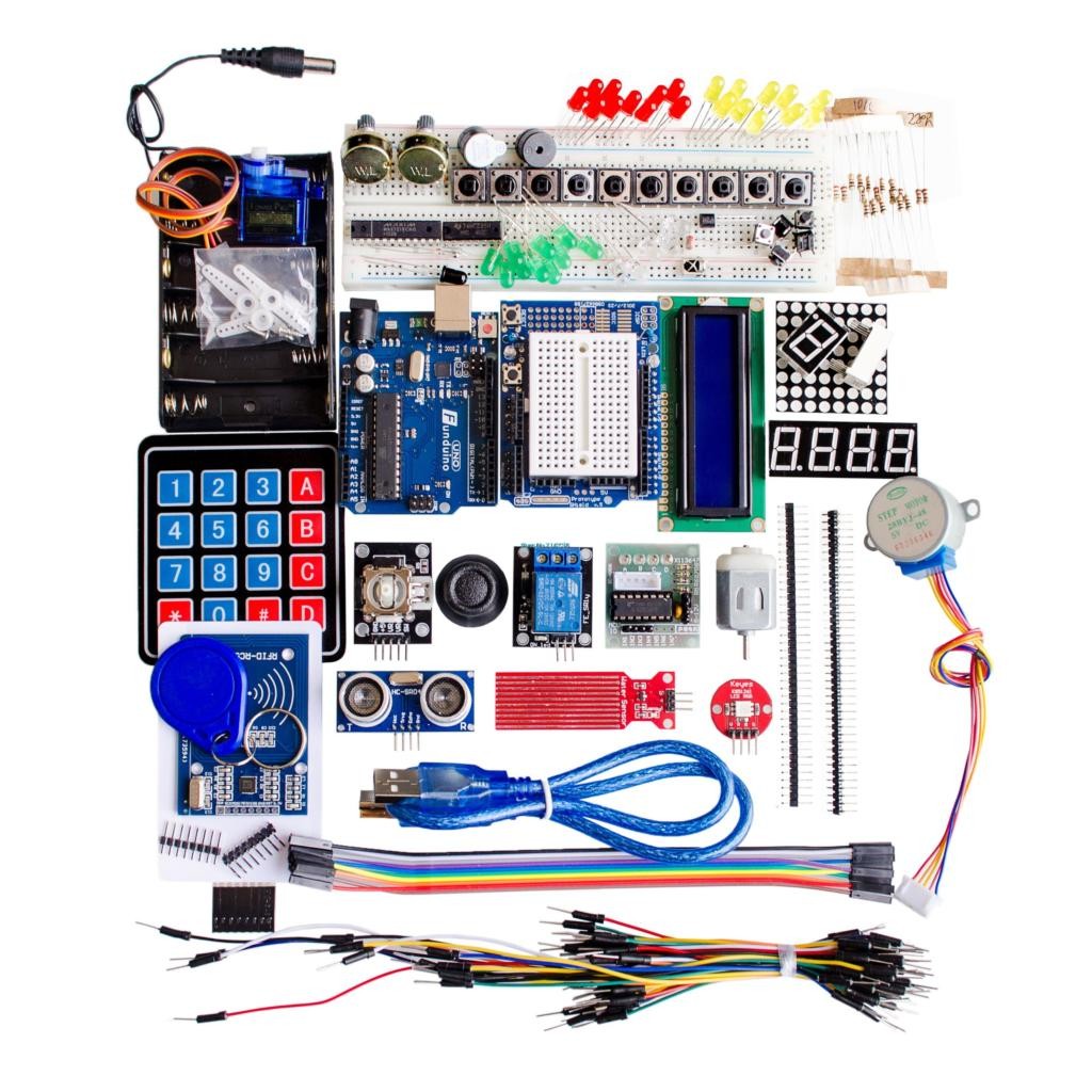 Jual Starter Kit for Arduino Uno R3 Breadboard and holder Step Motor ...