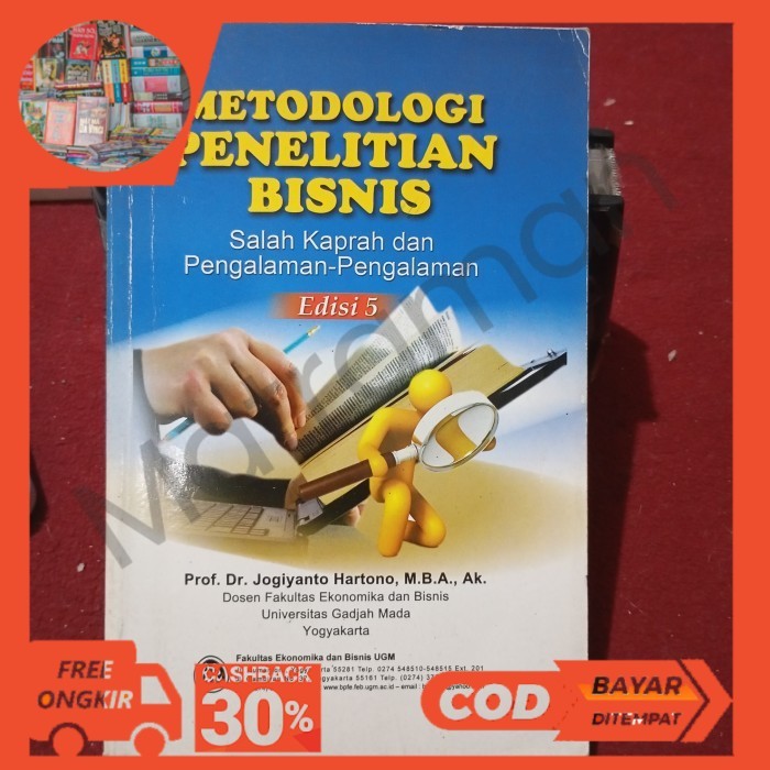 Jual Metode Penelitian Bisnis by Prof. Dr. Jogiyanto Hartono, M.B.A.,Ak ...