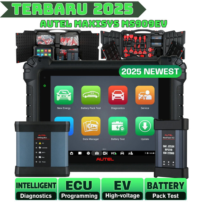 Jual Autel MaxiSys MS909EV Intelligent EV Diagnostics Tools EV ...