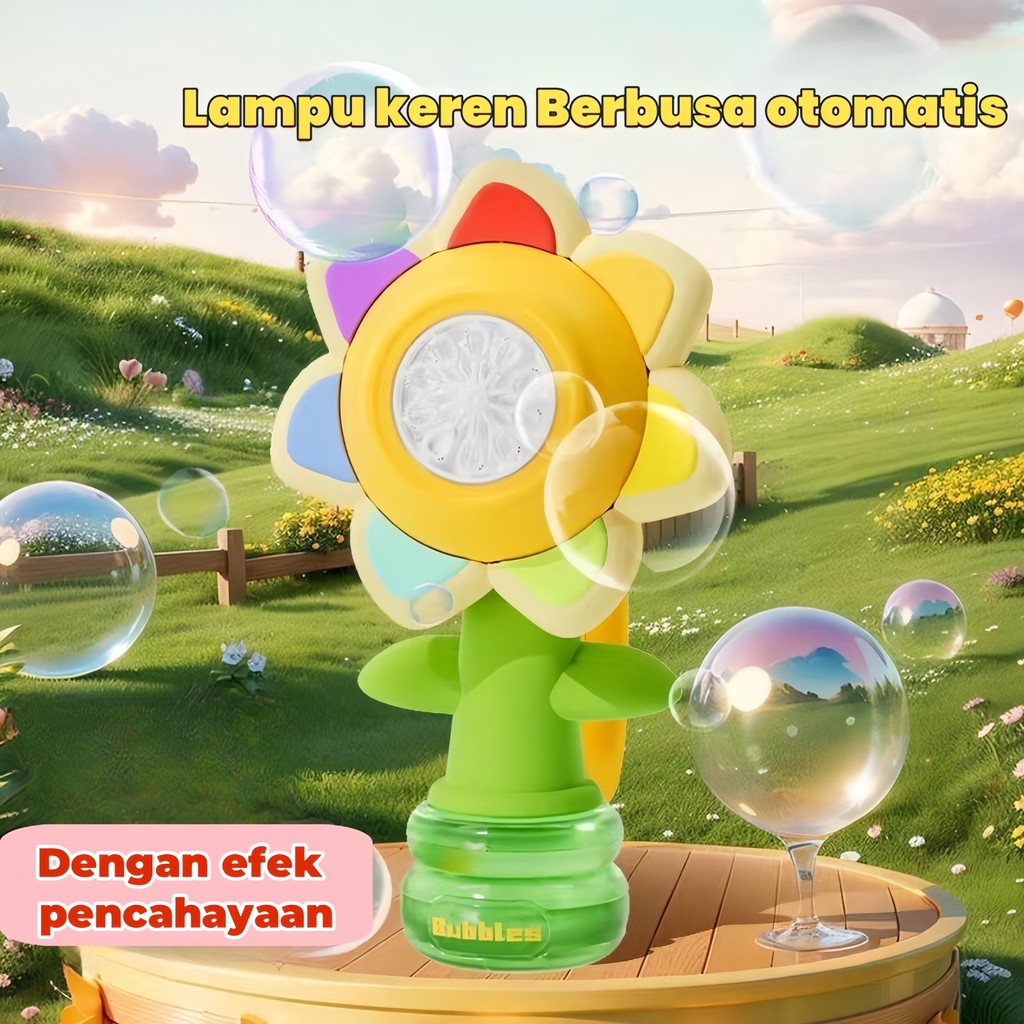 Jual Mainan Anak-Anak Pistol Gelembung Bunga Matahari/Senapan Mesin ...