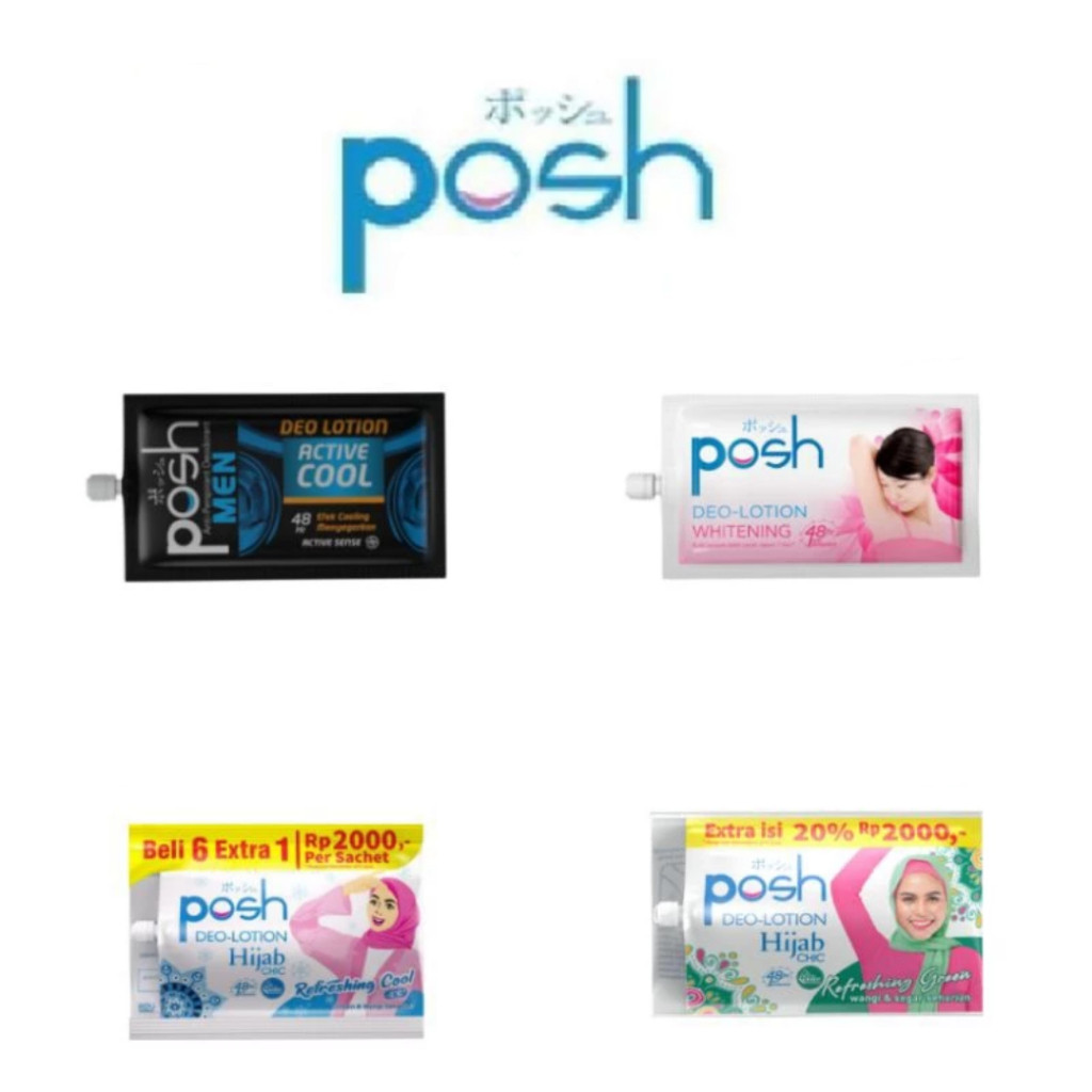 Jual POSH DEO LOTION SACHET 11gr | Shopee Indonesia
