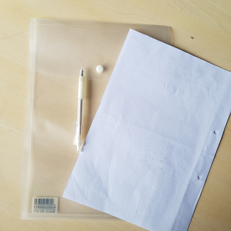 Jual Paperluxe Tas File Plastik Bening Transparan Ukuran Kertas A4 Anti ...