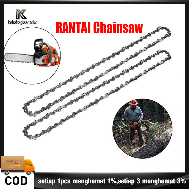 Jual Rantai potong chainsaw kecil 86x43T atau mata utk bar 22inch ...