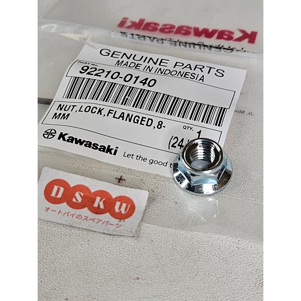 Jual Mur Gir Belakang 8mm Nut Self Locking Ninja 150 R Series 92210 ...