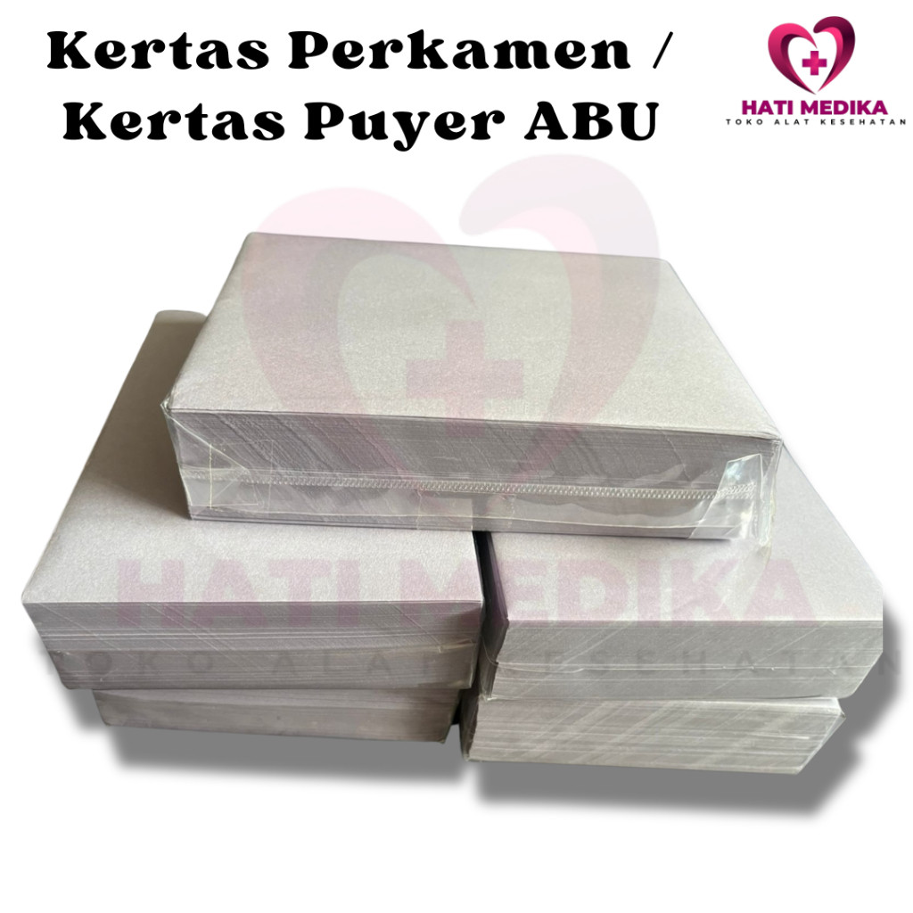 Jual Kertas Puyer Pembungkus Obat | Kertas Perkamen | Kertas Puyer Abu | | Shopee Indonesia