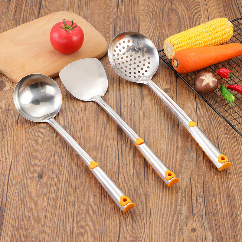 Jual Spatula Sodet Sutil Centong / Irus Sop FULL Stainless Katel Kuali ...