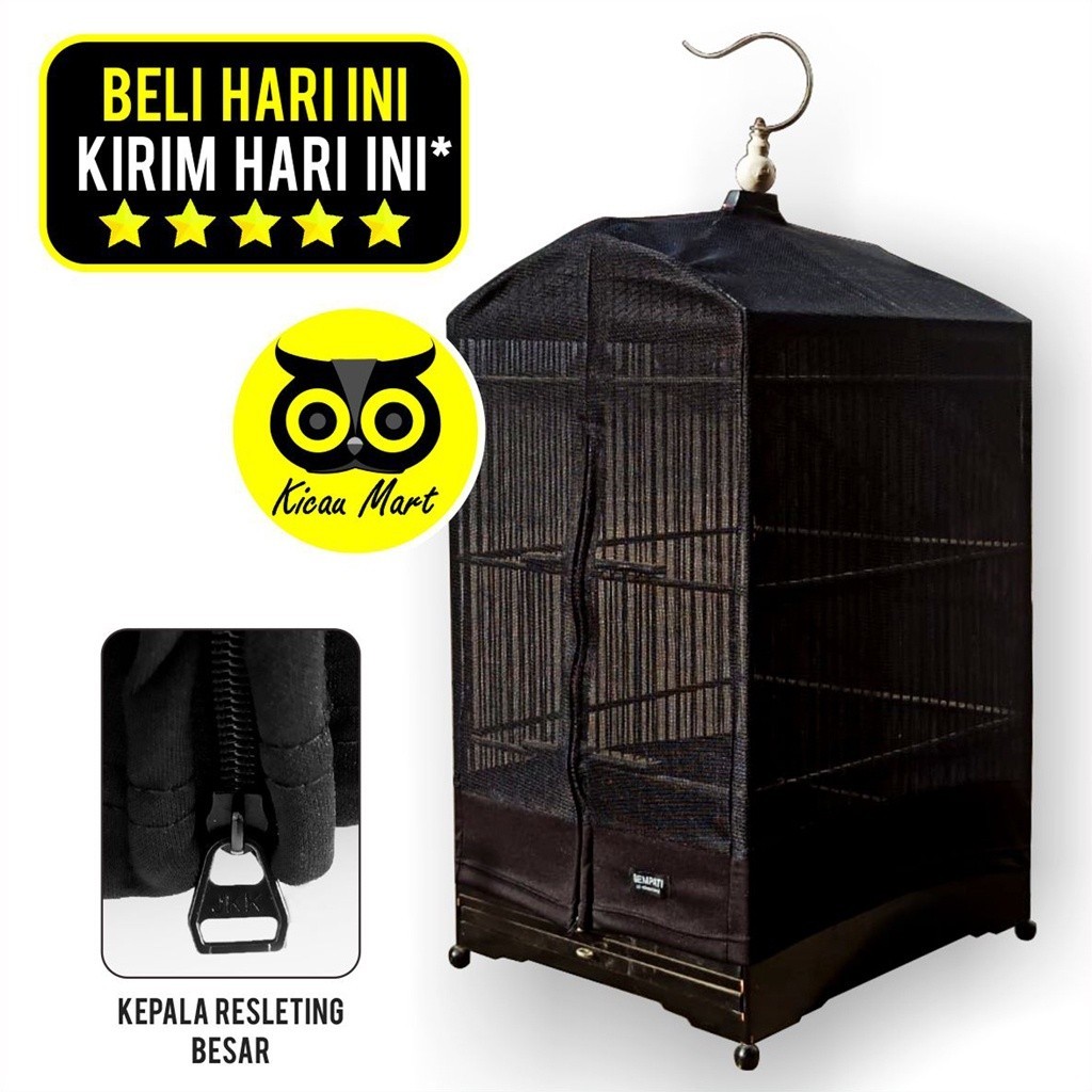 Jual Kerodong Krodong Sangkar Kandang Burung Kotak No 2 Bahan Kain Loto ...