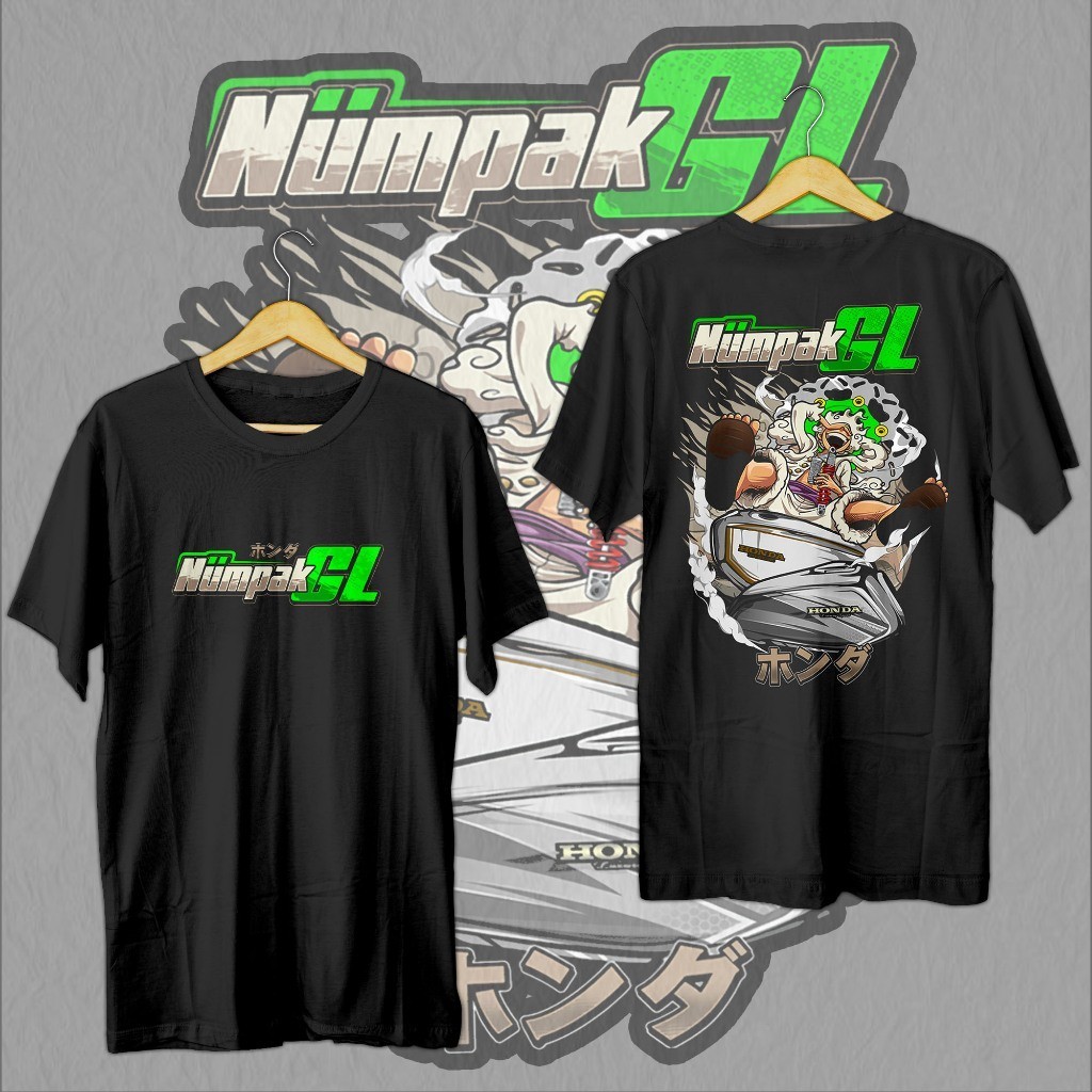 Jual Baju Kaos Atasan Honda Numpak Gl100 Gl 100 Cepek Classic Distro Murah Keren Bahan Tebal ...