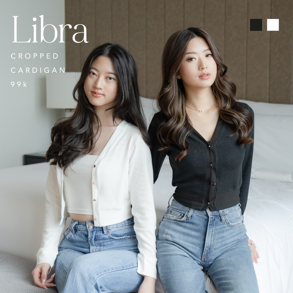 Jual Libra Cropped Cardigan -- Ocha Wear X Valerie Pola | Premium Knit ...