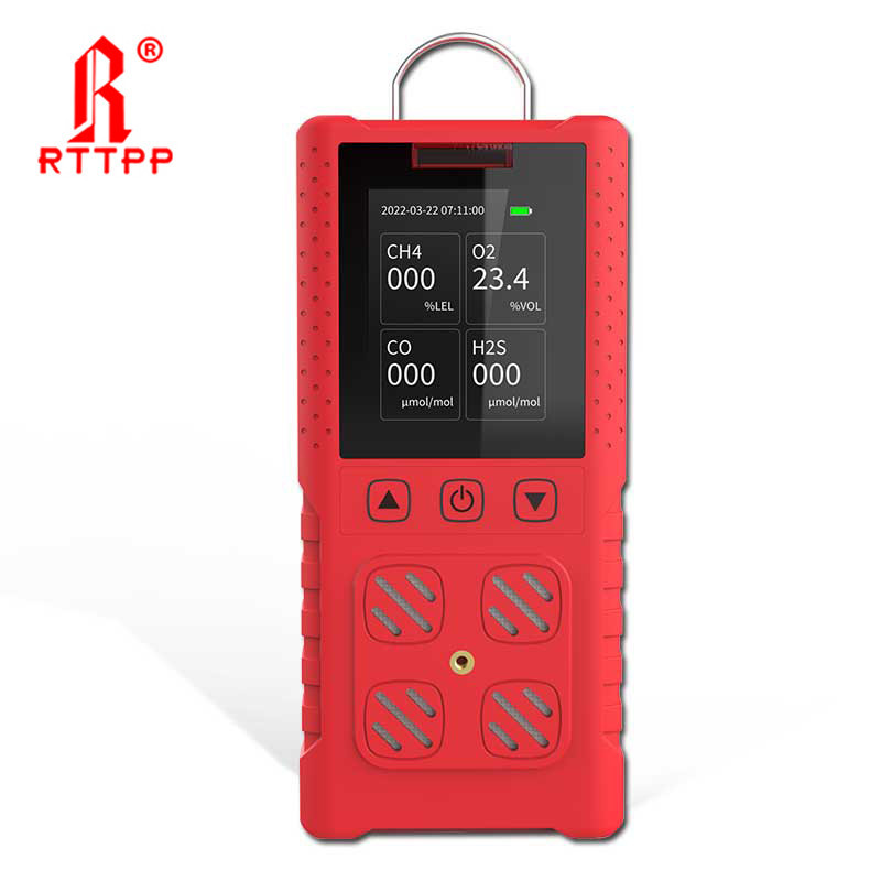 Jual RTTPP Portable multi Gas Detector LEL H2S CO O2 Oxygen Hydrogen ...