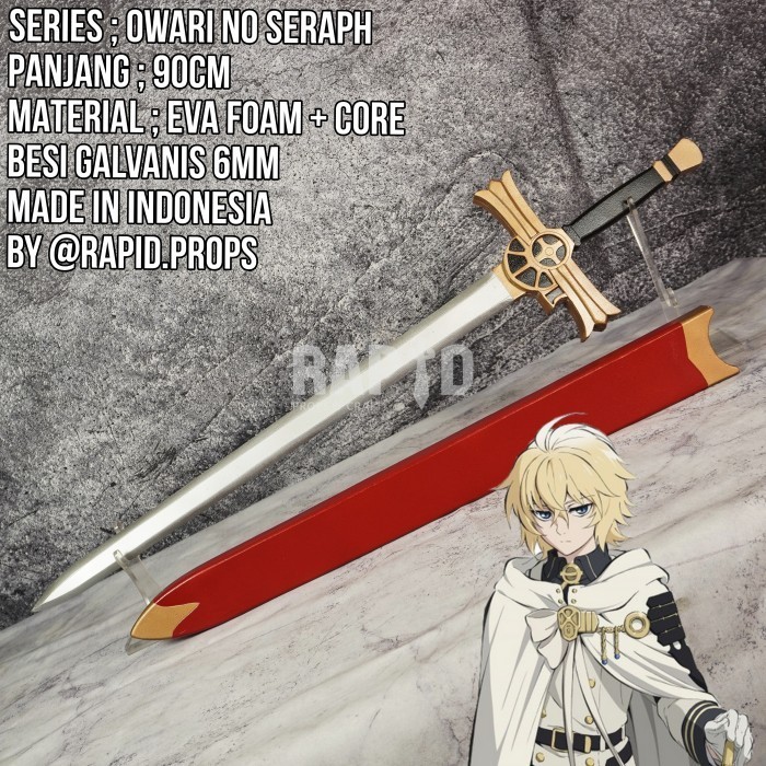 Jual Property Cosplay / Mikaela Hyakuya Sword Owari No Seraph For ...