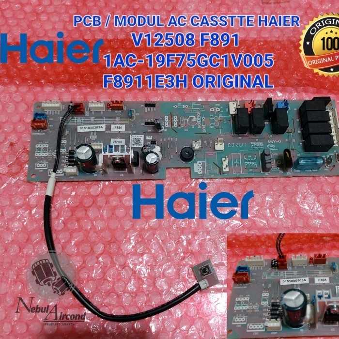 Jual Pcb Modul AC Casstte Haier Type F8911E3B V12508 Original Haier AC ...