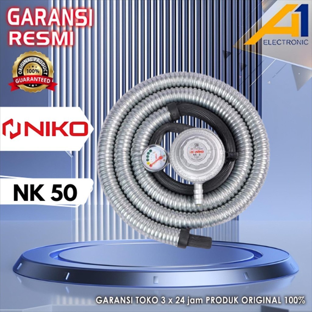 Jual Regulator Selang NIKO NK 50 / NK50 , Panjang 1.8 Meter | Shopee Indonesia