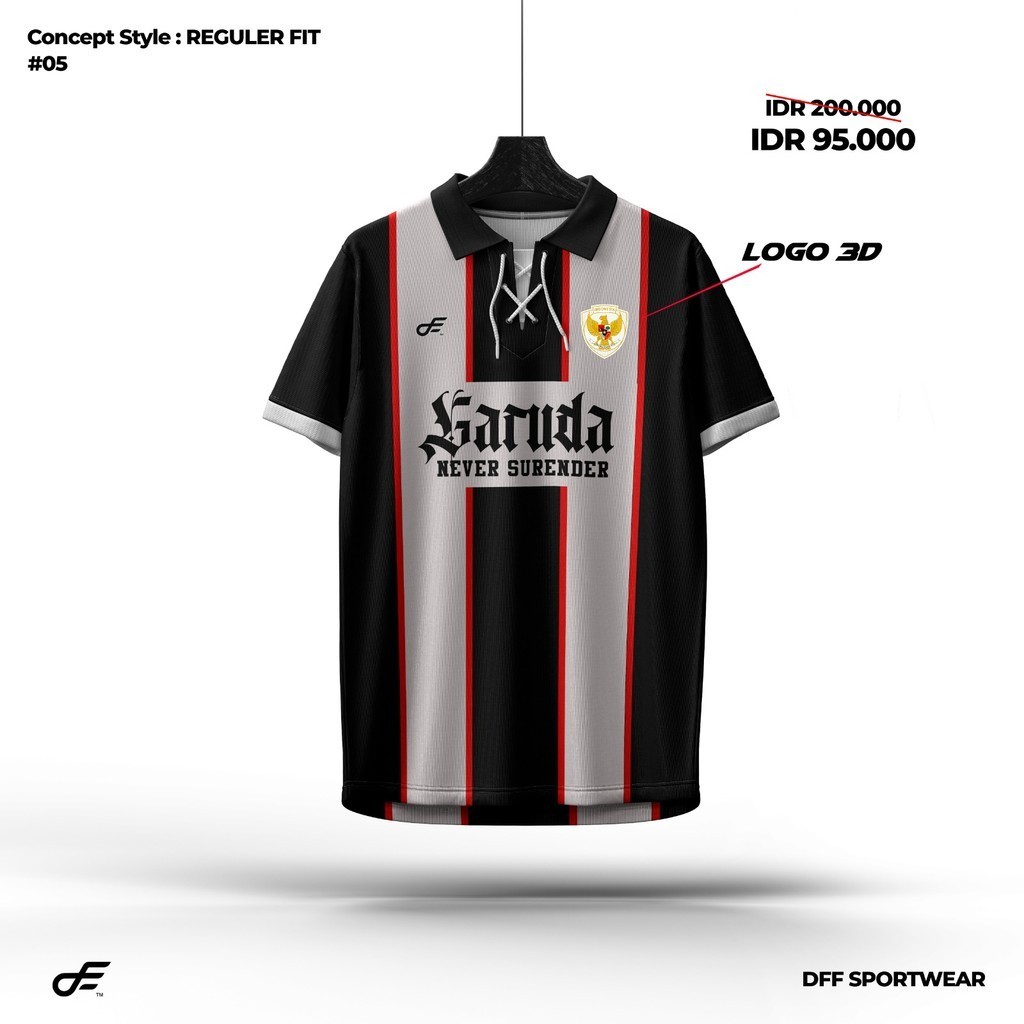 Jual DFF SPORTWEAR-JERSEY RETRO FANTASY TIMNAS INDONESIA SERIES V.1 ...