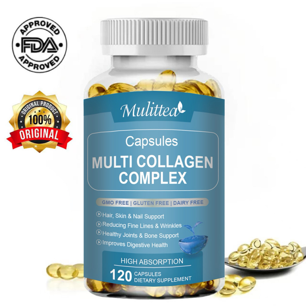 Jual Mulittea Multi-Collagen Complex Capsules for Women and Men ...
