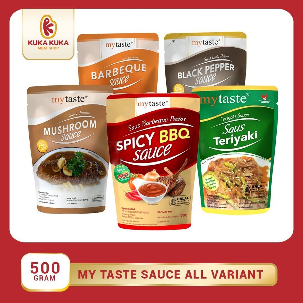 Jual MyTaste Saus / My Taste Sauce Mushroom / BBQ Spicy / Saus Keju ...