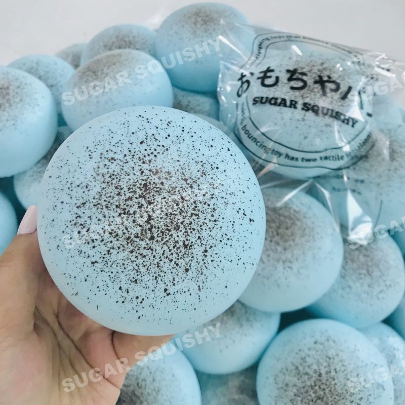 Jual Sugar Squishy Blue Pockmarked Buns Slow Rebound Pinch ...