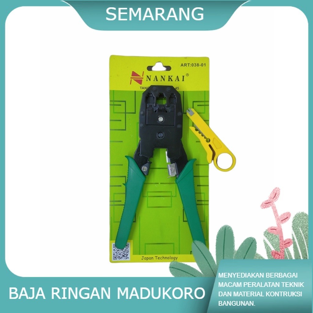 Jual (BRSP) TANG CRIMPING NANKAI TANG KABEL LAN CRIMPING TOOL NETWORK ...