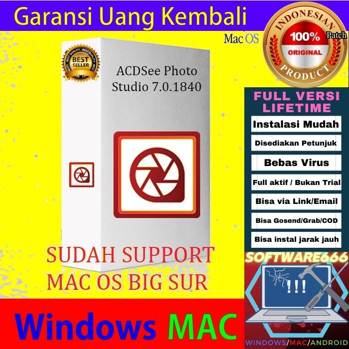 Jual Software RAW Prosesor: ACDSee Photo Studio 7 [Mac] - SOFTWARE - APLIKASI - PC | Shopee ...