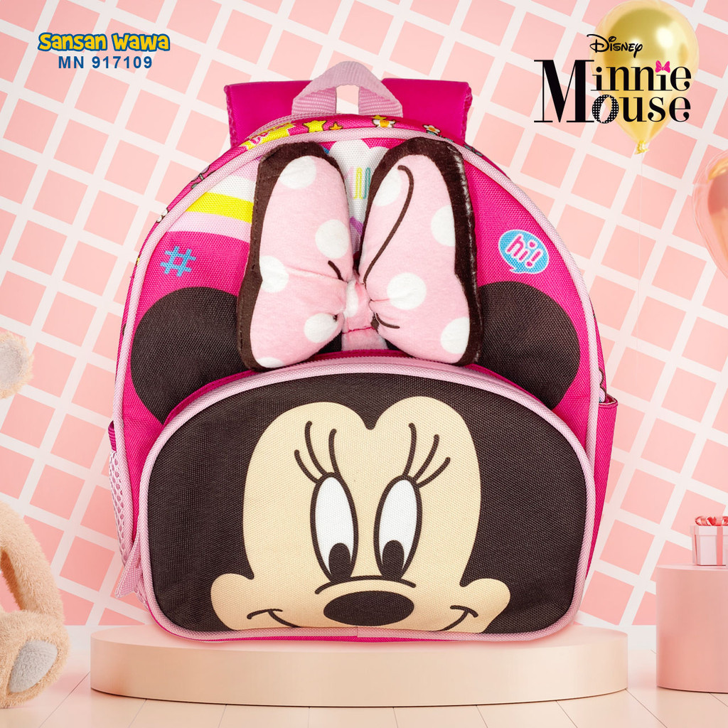 Jual Disney Minnie Mouse Tas Ransel Kecil Pita Polkadot Original ...