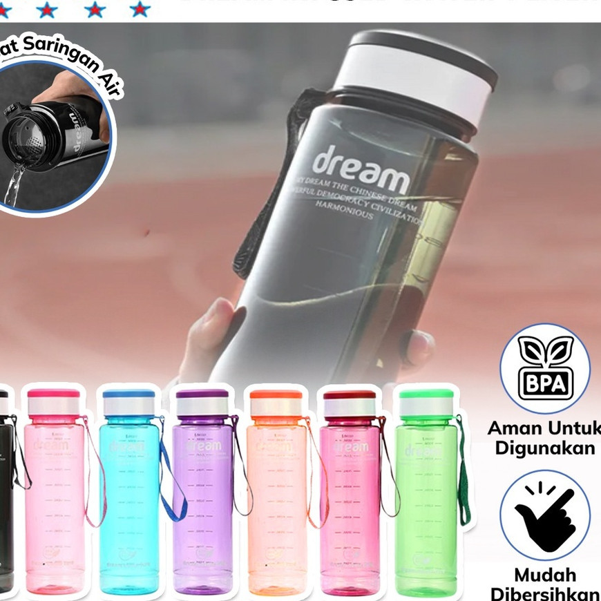 Jual Botol Minum My Dream 1000ML My Bottle Dream Infused Water 1 Liter ...