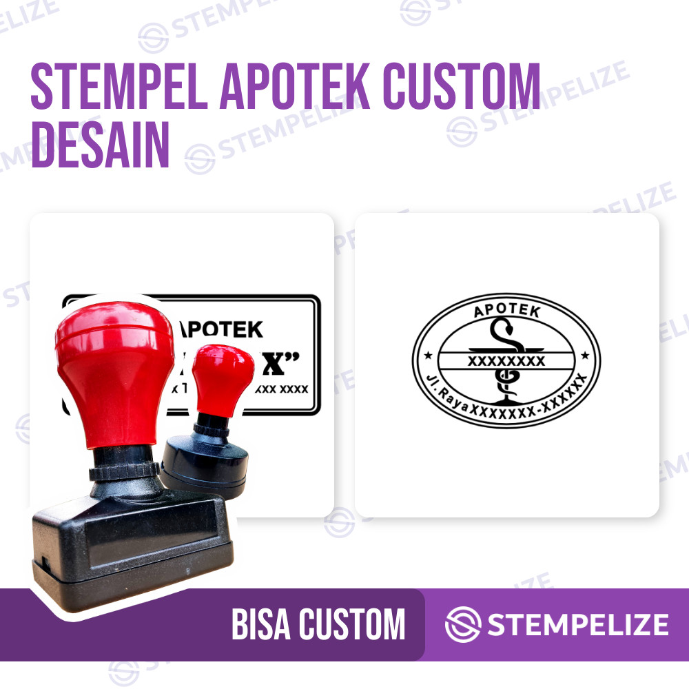 Jual Stempel Apotek Custom Desain | Shopee Indonesia