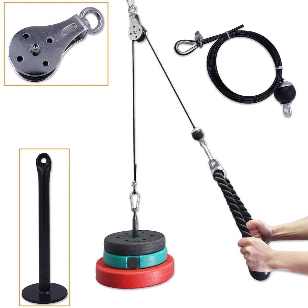 Jual JBryant Katrol Fitness Gym Pulley Cable Machine Arm Bicep 2M ...