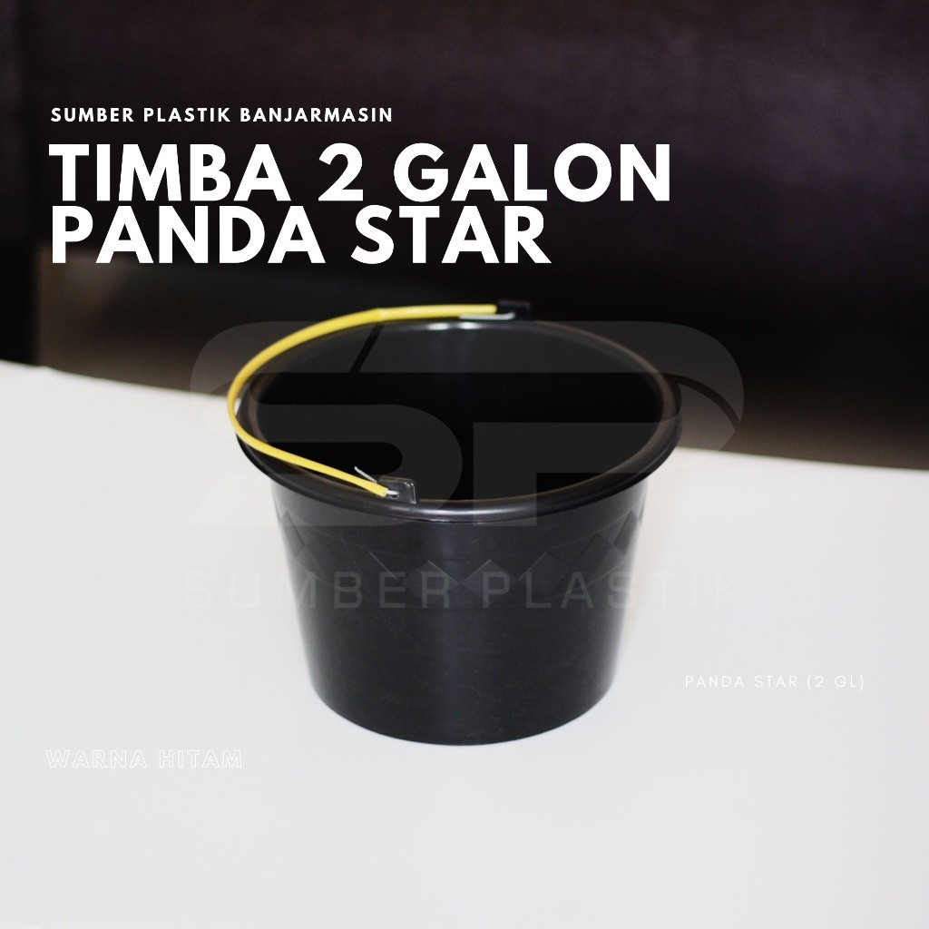 Jual EMBER 2 GL HITAM DELCO / Timba 2 Galon Hitam Ember Plastik ...