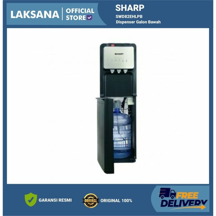 Jual SHARP SWD82EHLPB Dispenser Galon Bawah SWD 82EHLPB | Shopee Indonesia